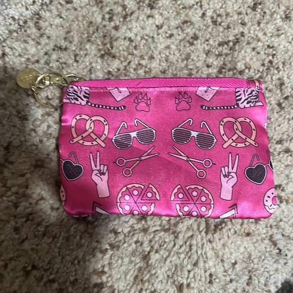 Yoobi | Bags | Yoobi Pink With Designs Change Purse | Poshmark